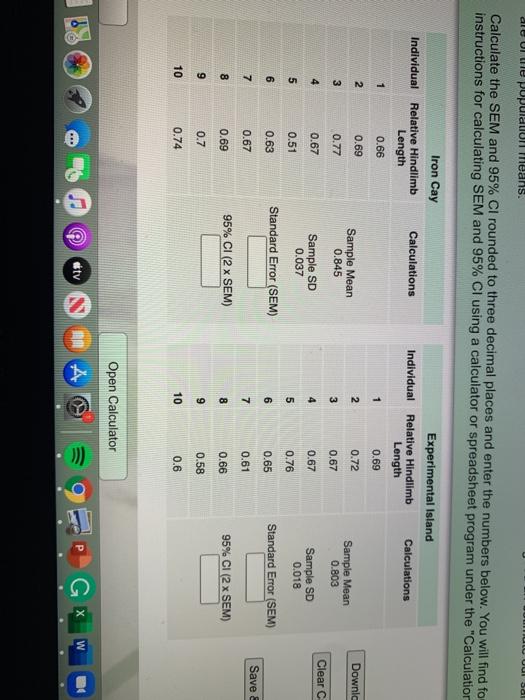 Lizard Evolution Virtual Lab I HAMI's Biolnteractive | Chegg.com