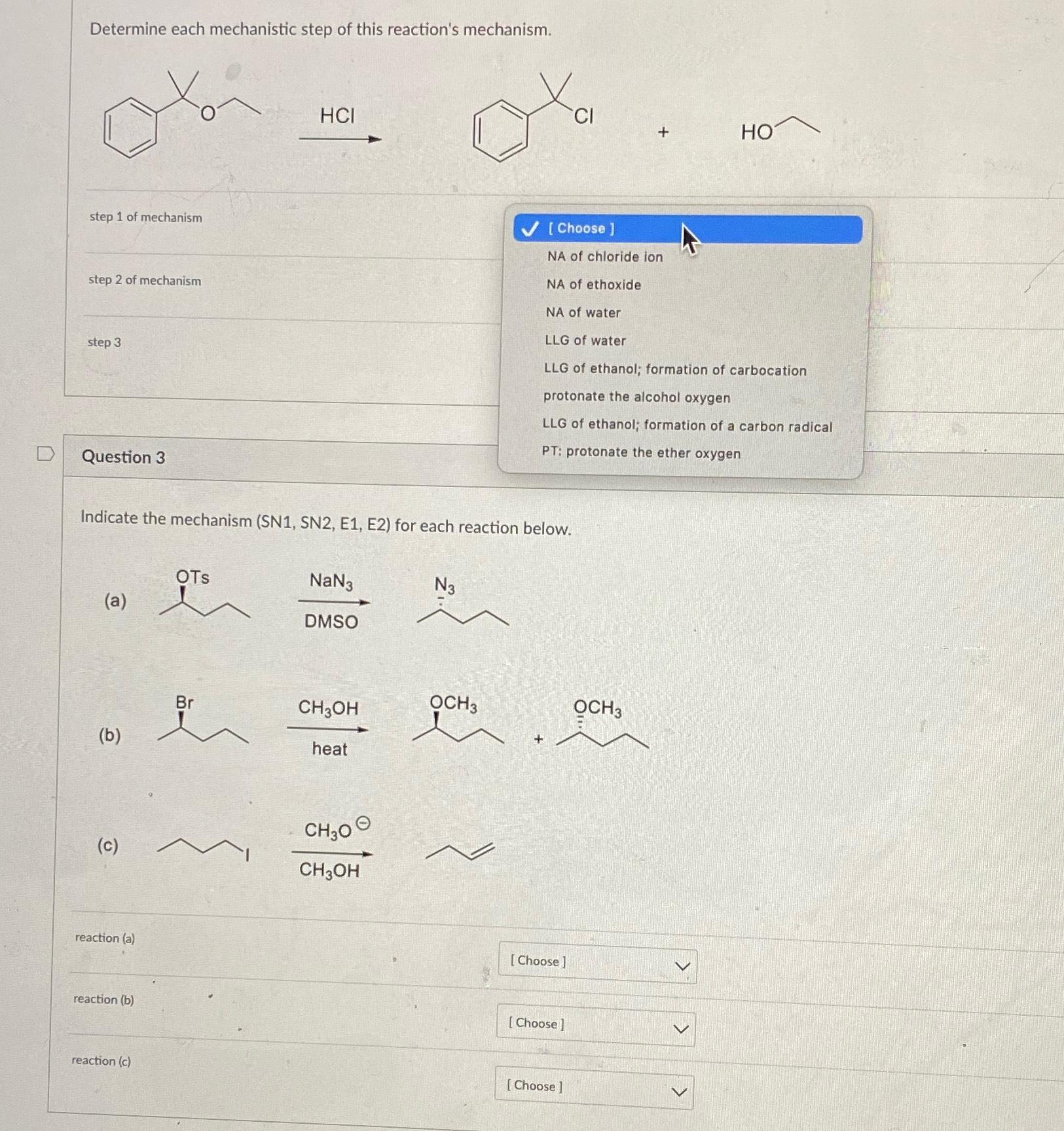 Solved Determine each mechanistic step of this reaction's | Chegg.com