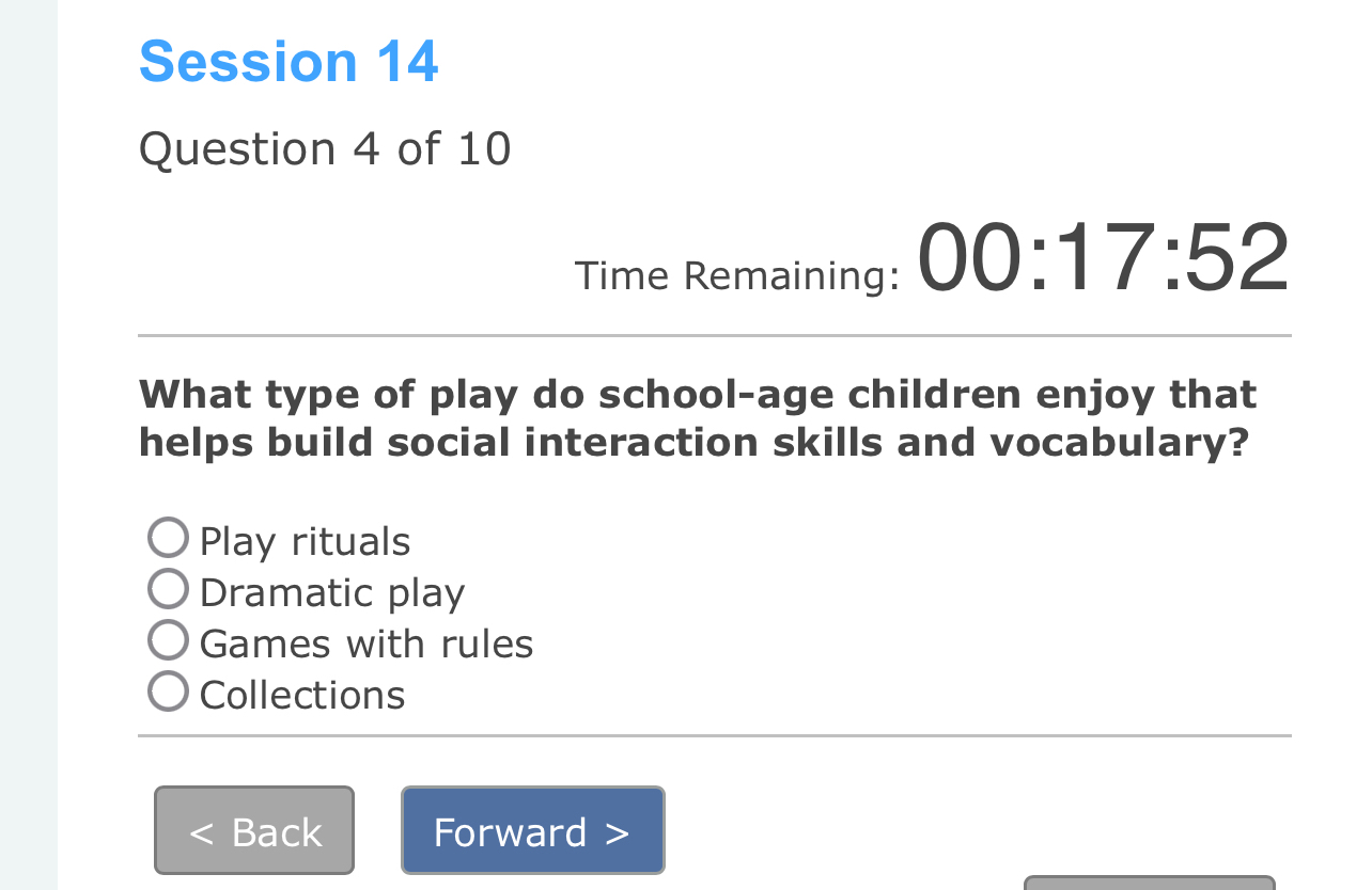 Solved Session 14Question 4 ﻿of 10Time Remaining: | Chegg.com