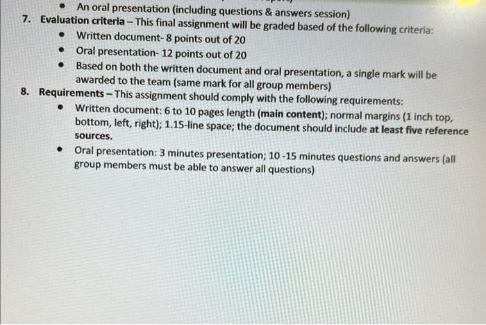 1. Description - This assignment is an exploratory | Chegg.com