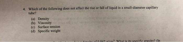 Solved 4. Which of the following does not affect the rise or | Chegg.com