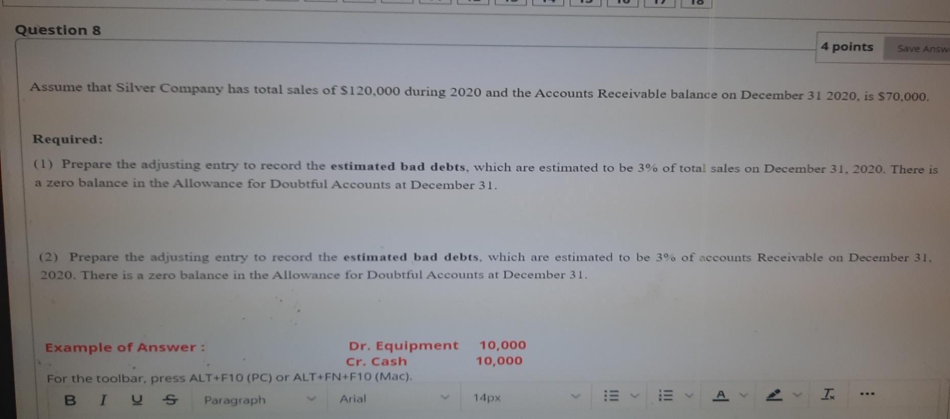 Solved Question 8 4 points Save Answ Assume that Silver | Chegg.com