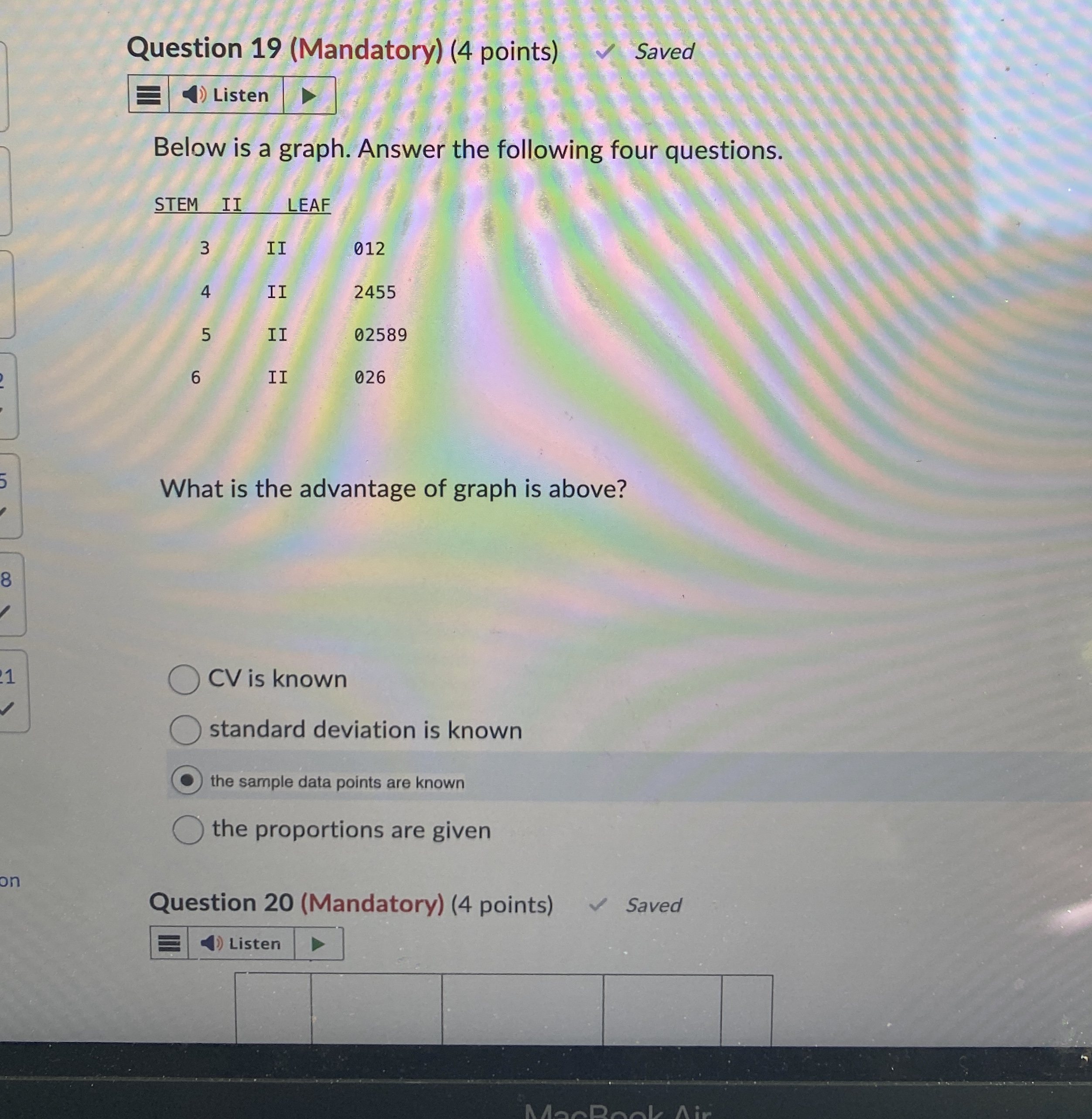 Solved How to solve Question 19 (Mandatory) (4 ﻿points) | Chegg.com
