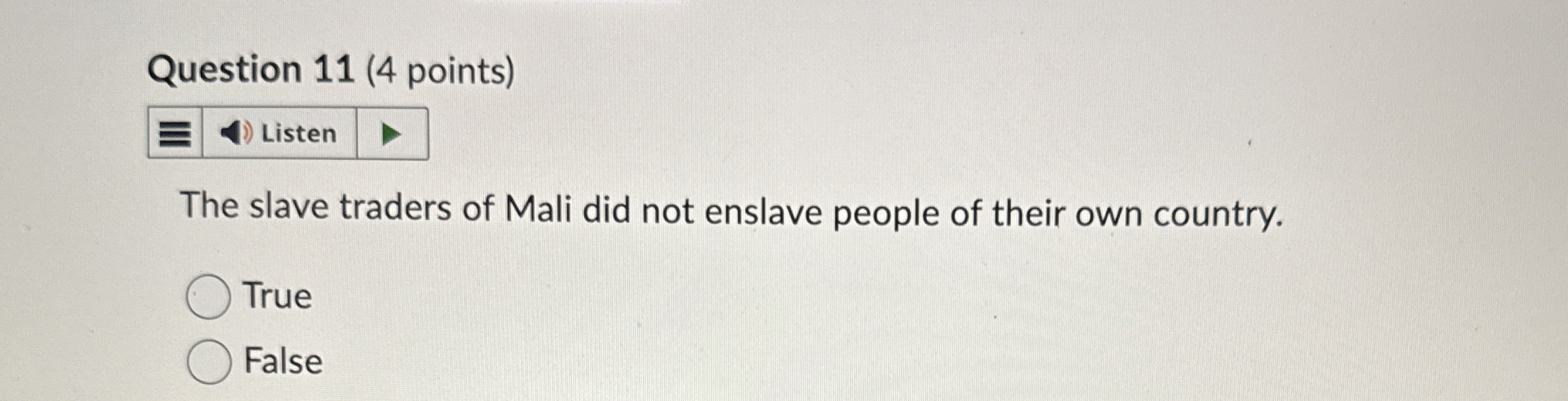 Solved Question 11 (4 points)ListenThe slave traders of | Chegg.com Solved Question 11 (4 points)ListenThe slave traders of | Chegg.com