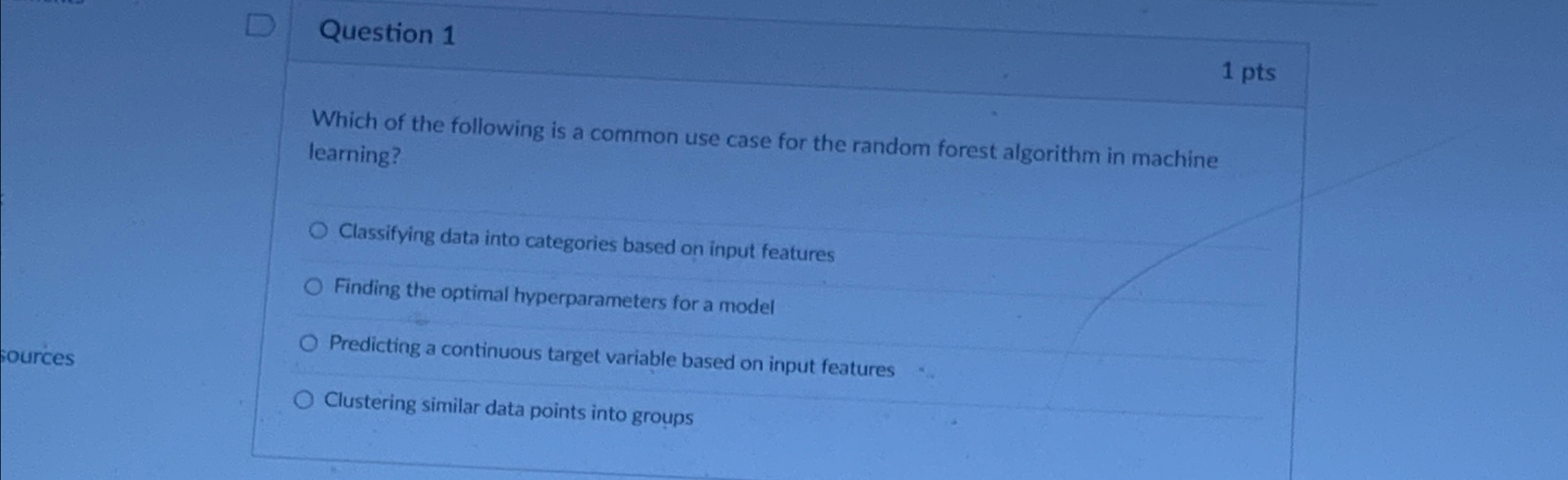 Solved Question 11 ﻿ptsWhich of the following is a common | Chegg.com