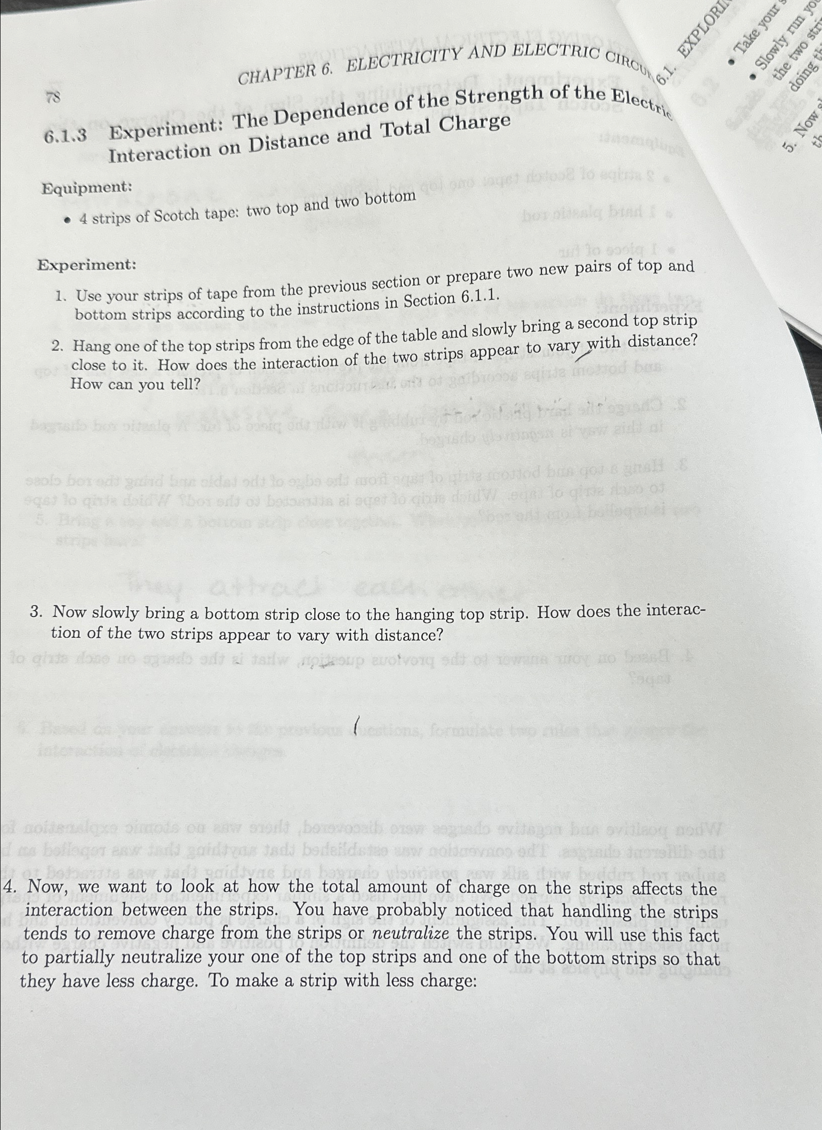 Solved CHAPTER 6. ﻿ELECTRICITY AND ELECTRIC CIRO ?6."786.1.3 | Chegg.com