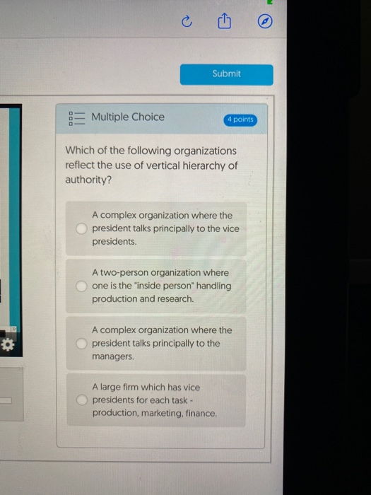 Solved Submit Multiple Choice 4 points Which of the | Chegg.com