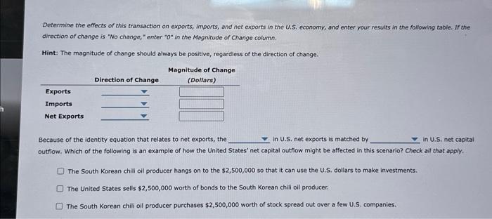 Solved 4. Net capital outflow and net exports An open | Chegg.com