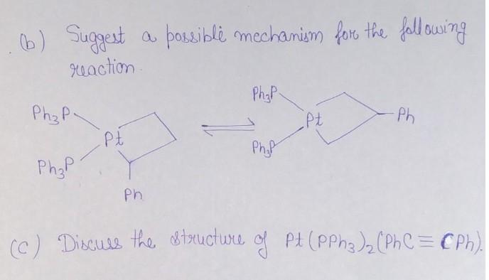 Solved (6) Suggest a possible mechanism for the following | Chegg.com