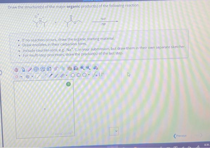 Solved Draw the structure(s) of the major organic product(s) | Chegg.com