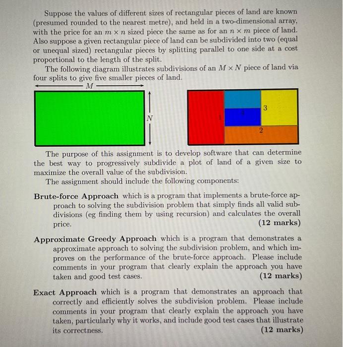 Suppose the values of different sizes of rectangular | Chegg.com