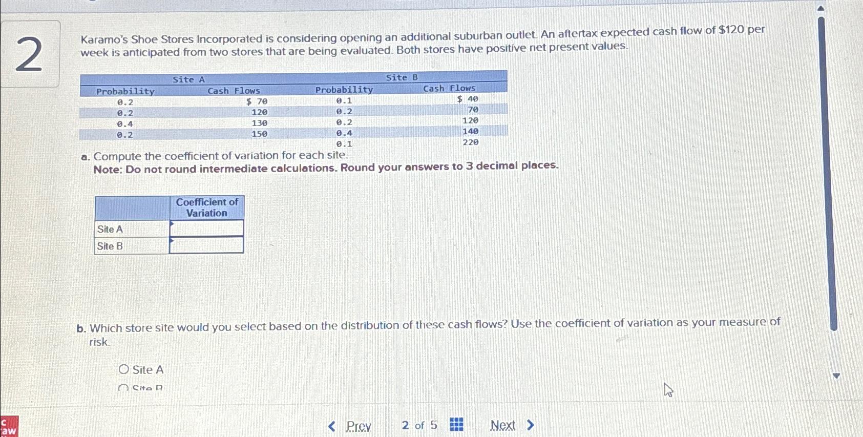Solved Karamo's Shoe Stores Incorporated is considering | Chegg.com