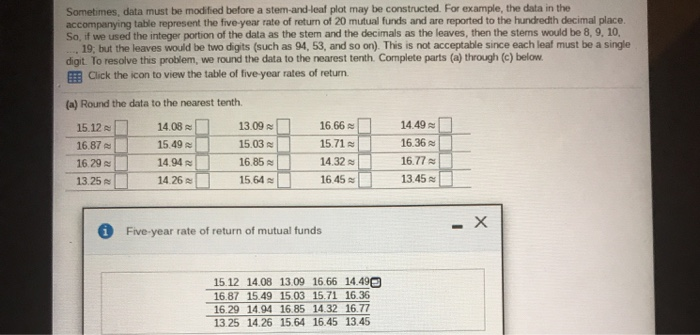 Solved Sometimes, data must be modified before a | Chegg.com
