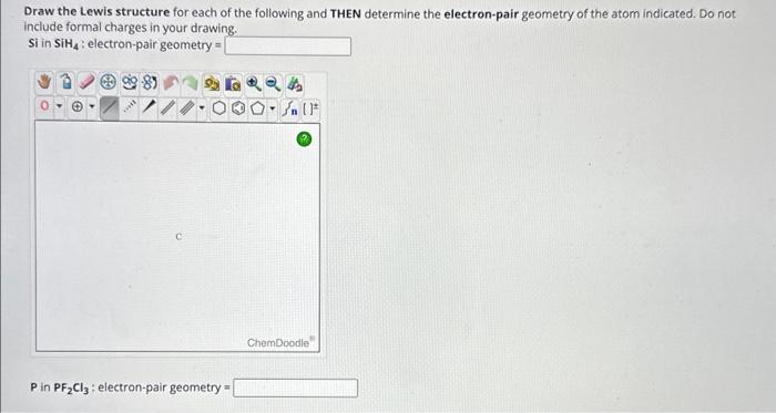 Solved Draw the Lewis structure for each of the following | Chegg.com