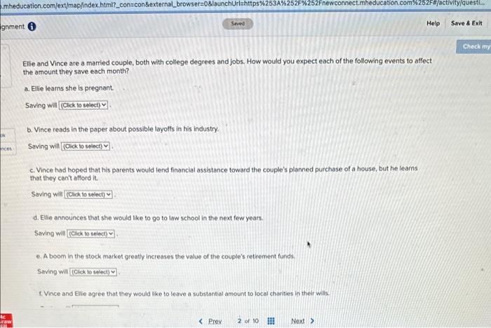 Solved Ellie and Vince are a married couple, both with | Chegg.com