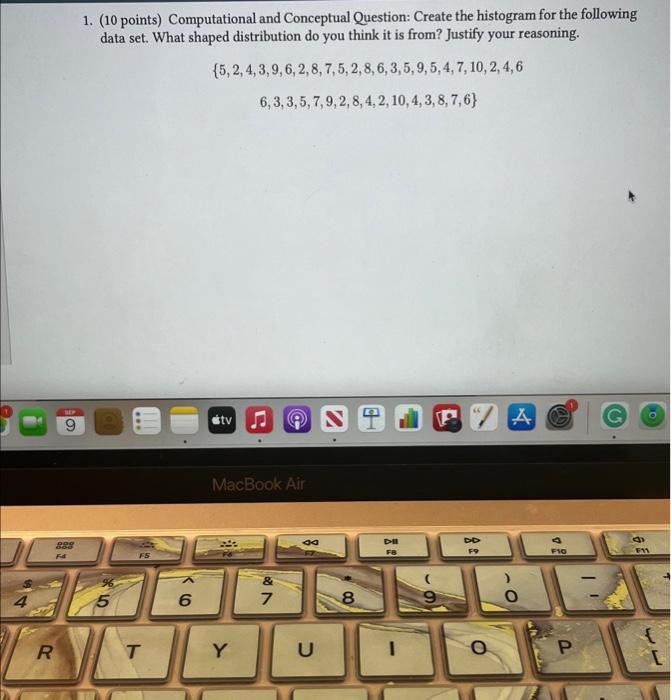 Solved 1. (10 points) Computational and Conceptual Question: | Chegg.com