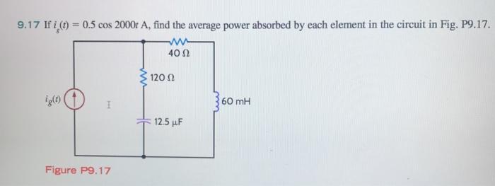 Solved 9.11 Given the network in Fig. P9.11. determine which | Chegg.com