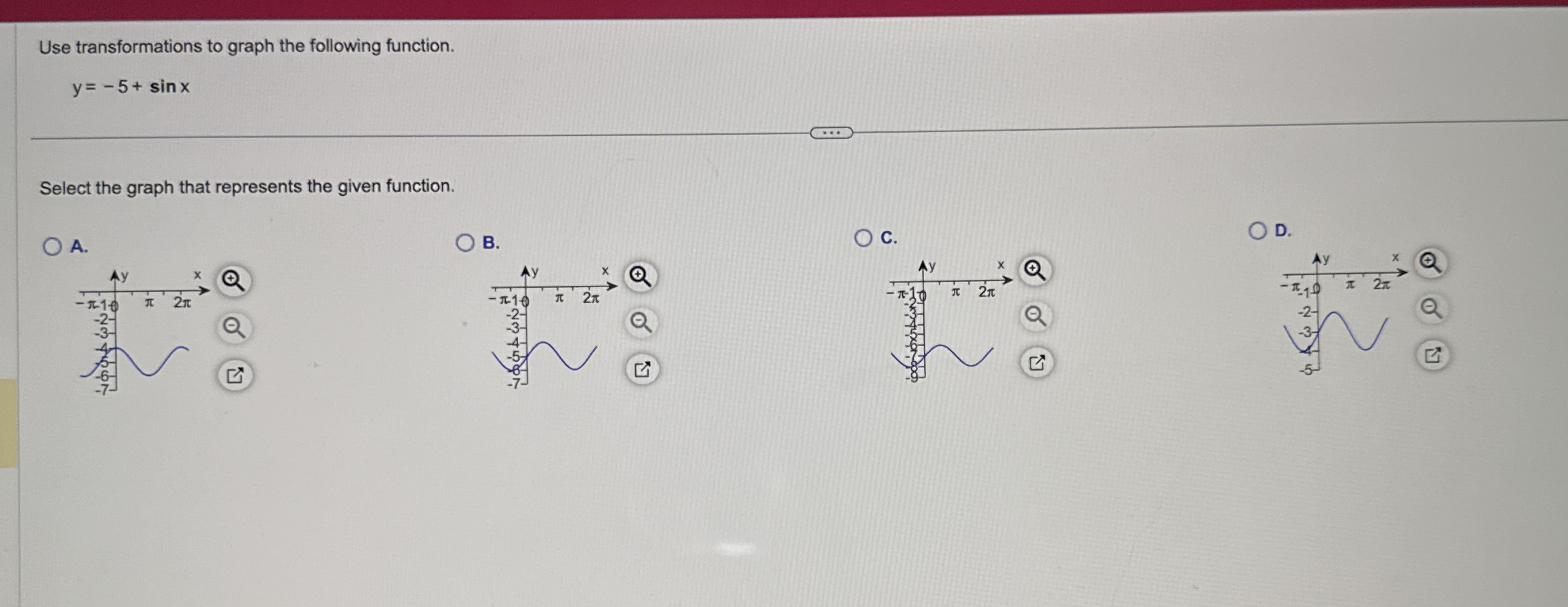 Use Transformations To Graph The Following