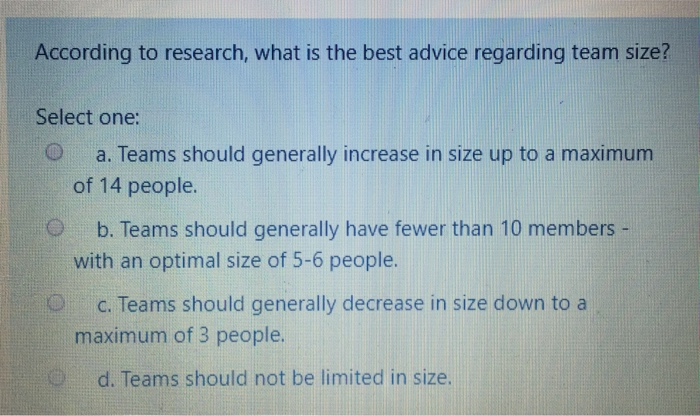 Solved According to research, what is the best advice | Chegg.com