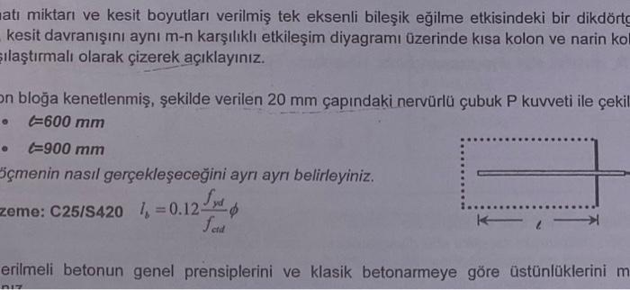 Solved A) For a rectangular column section under uniaxial | Chegg.com