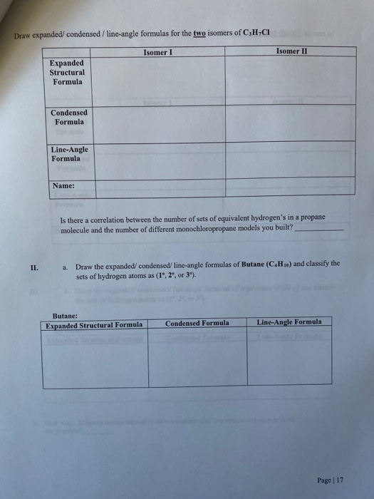 Solved Draw expanded condensed / line-angle formulas for the | Chegg.com