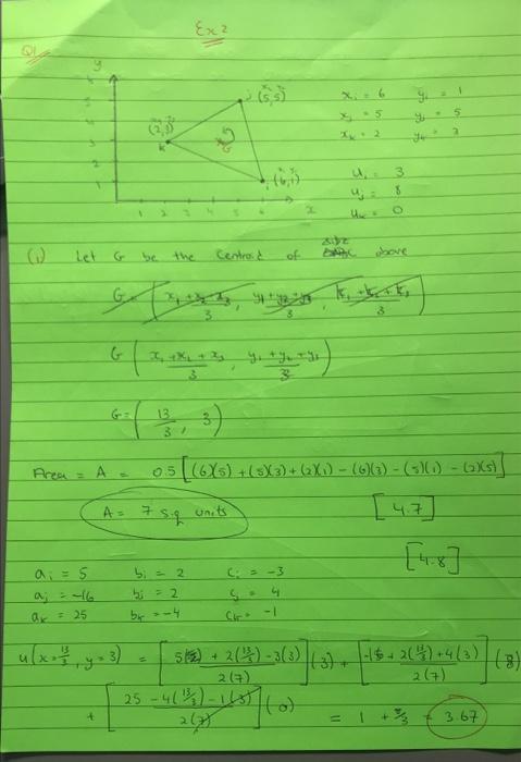 Solved Q1. Design a three noded triangular element and | Chegg.com