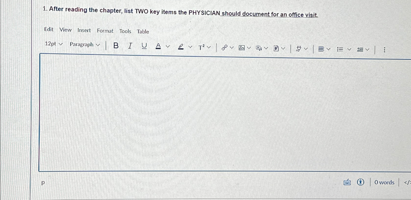 Solved After reading the chapter, list TWO key items the | Chegg.com
