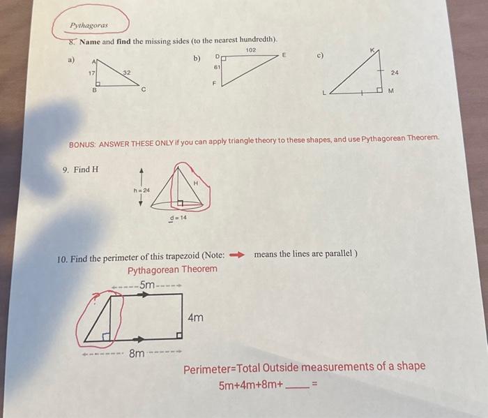 Solved Labelling Angles from a Target Angle (for Right | Chegg.com