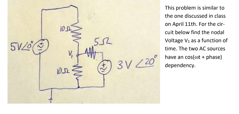 Solved This problem is similar to the one discussed in class | Chegg.com