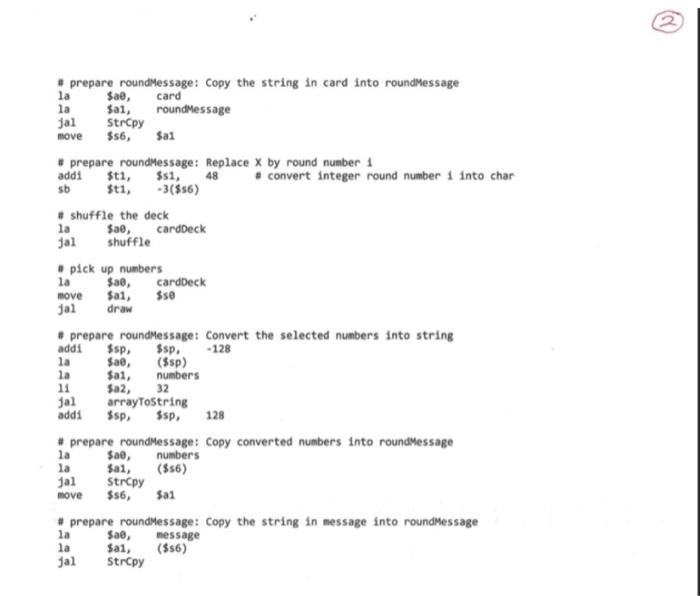 MIPS Assembly code explanation and relation for all | Chegg.com MIPS Assembly code explanation and relation for all | Chegg.com