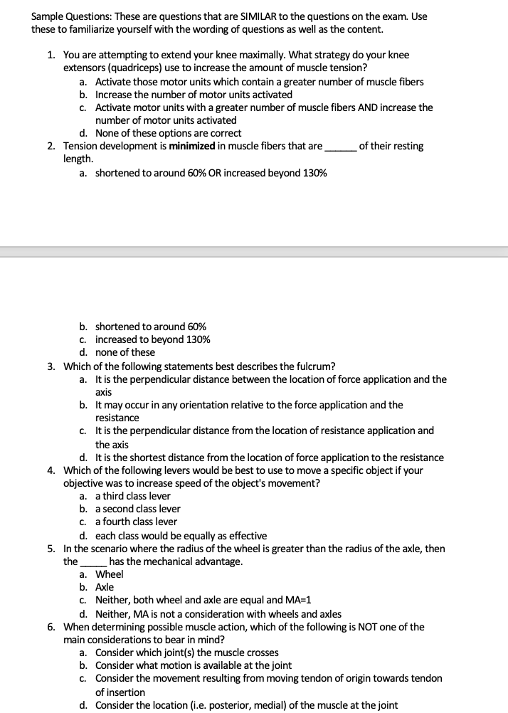 Solved Sample Questions: These are questions that are | Chegg.com