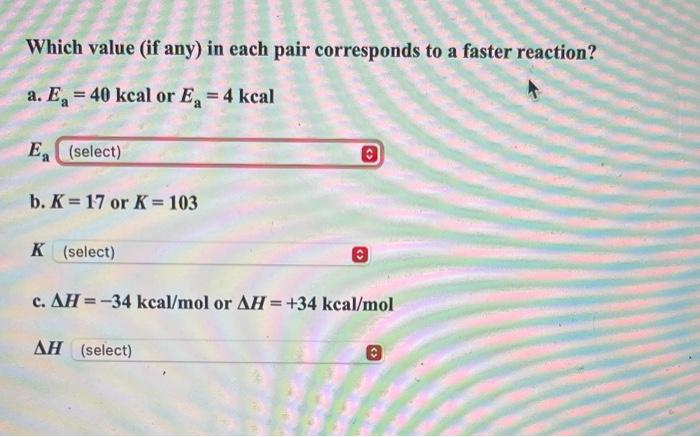 [Solved]: Which value (if any) in each pair corresponds to