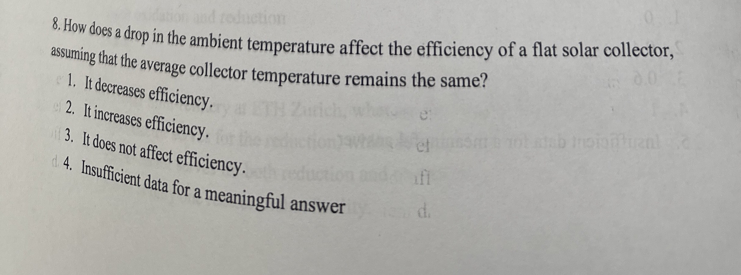 Solved How does a drop in the ambient temperature affect the | Chegg.com