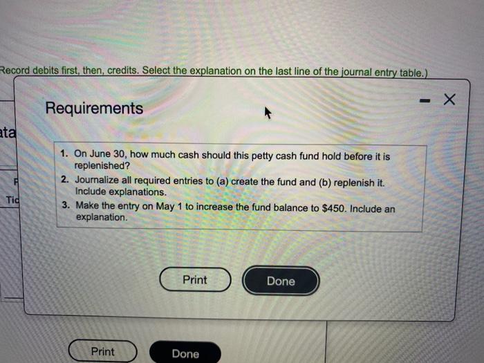 Solved Record debits first, then, credits. Select the | Chegg.com