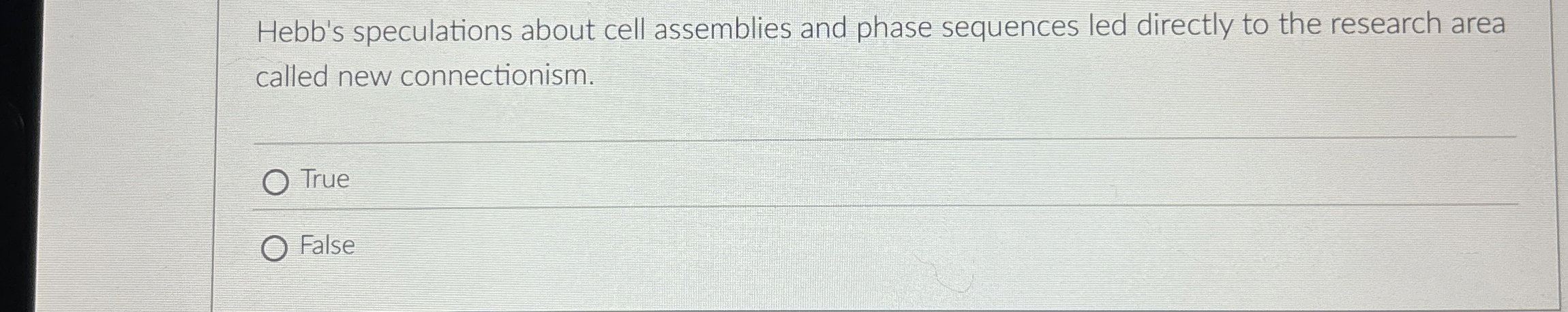 High Quality SOLUTION Hebb's speculations about cell assemblies and ...