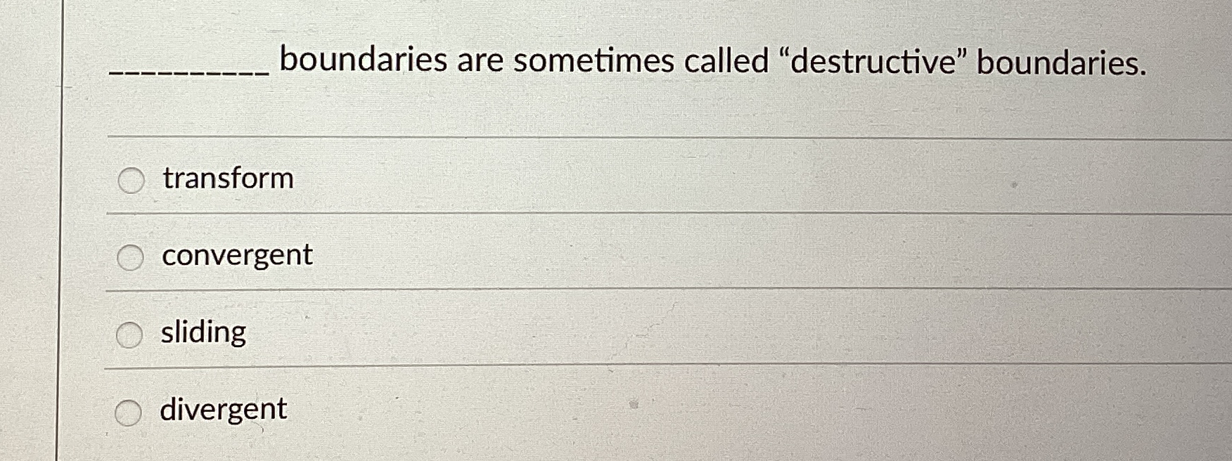 High Quality SOLUTION q, ﻿boundaries are sometimes called "destructive" | Chegg.com