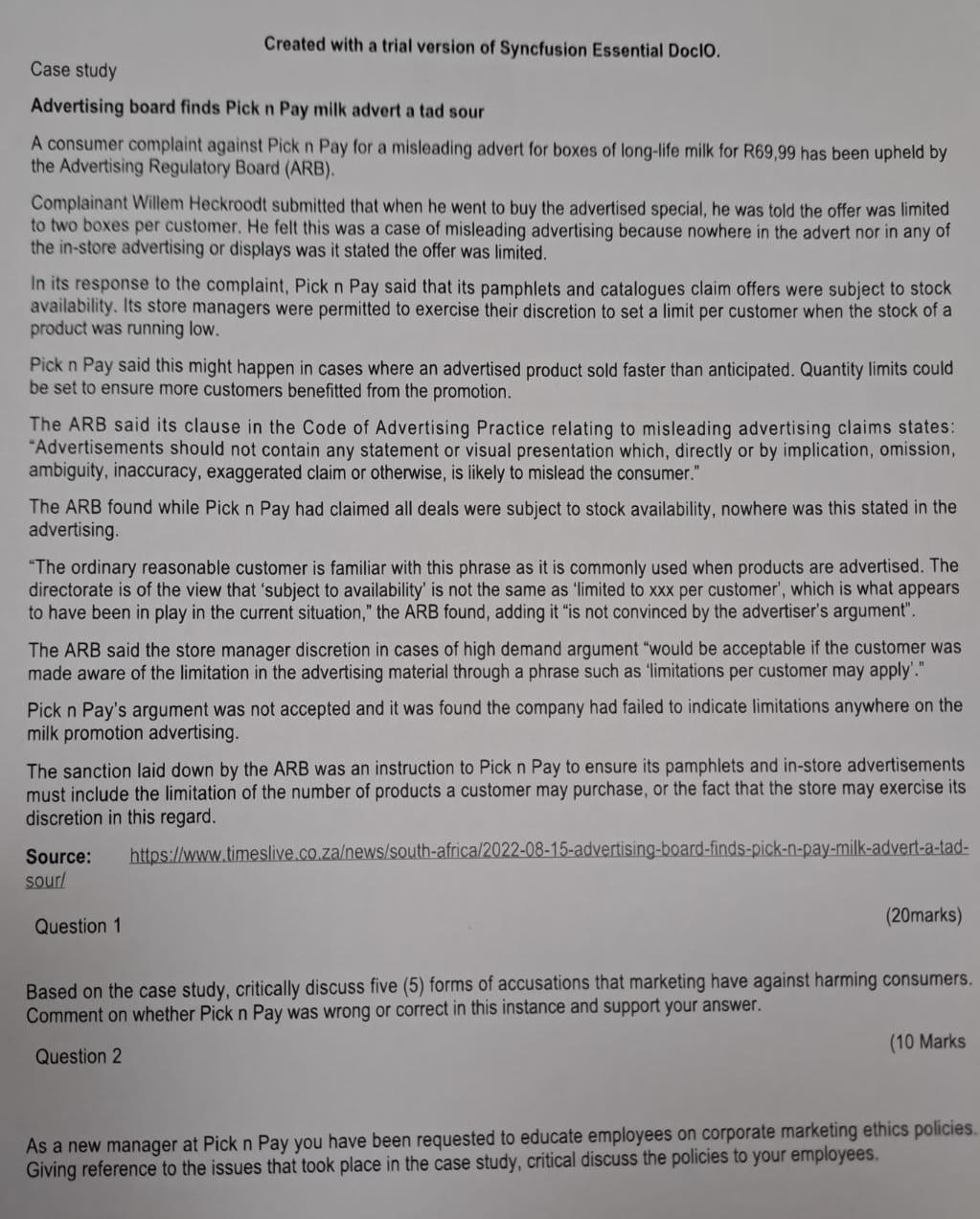 Solved Created with a trial version of Syncfusion Essential | Chegg.com