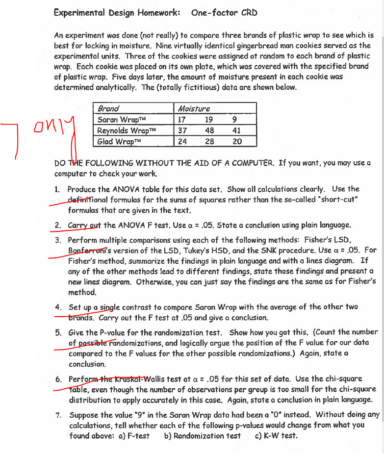 Solved Plz do atleast number 7.............Experimental | Chegg.com