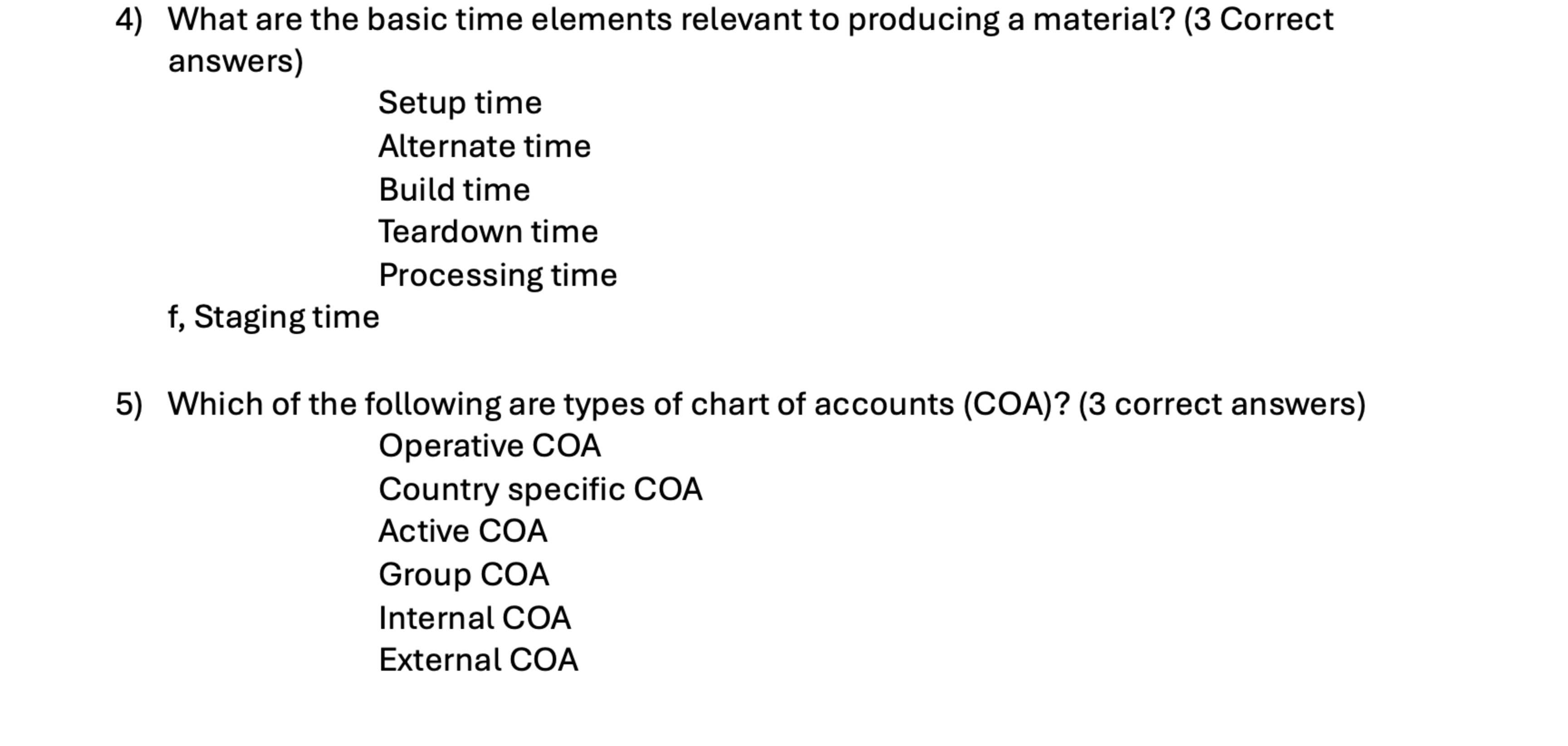 Solved What are the basic time elements relevant to | Chegg.com