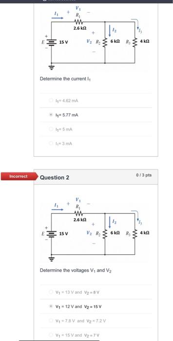 Solved Determine the current I1 11=4.62 mA11=5.77 mA11=5 | Chegg.com