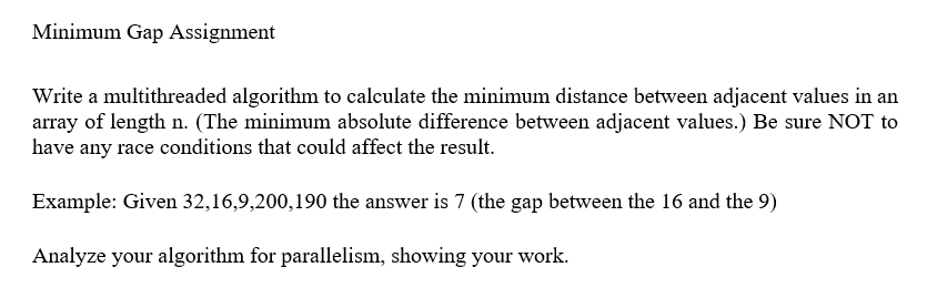 Solved Write A Multithreaded Algorithm To Calculate The 7487