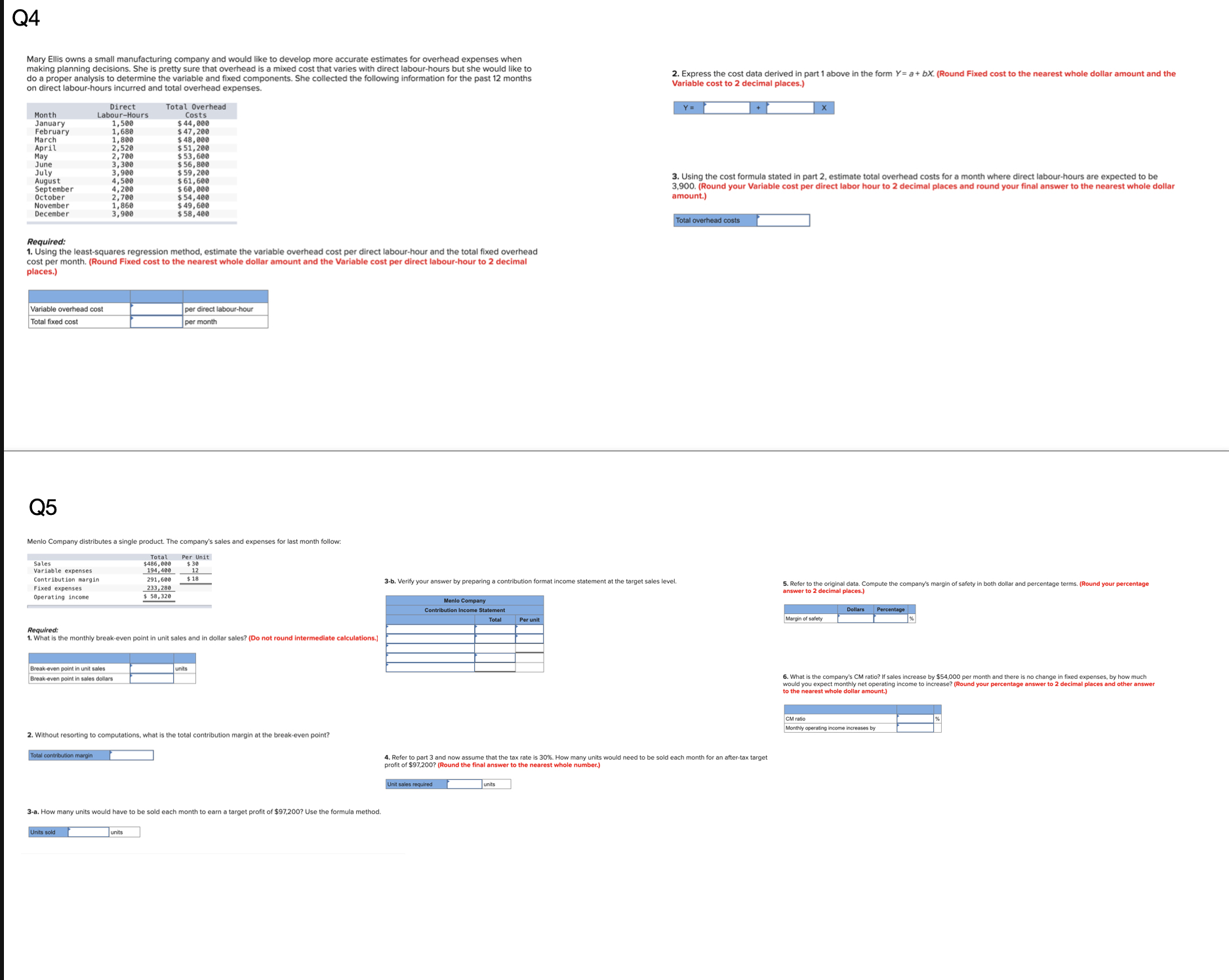 Please do a step by step of these im so confused in | Chegg.com