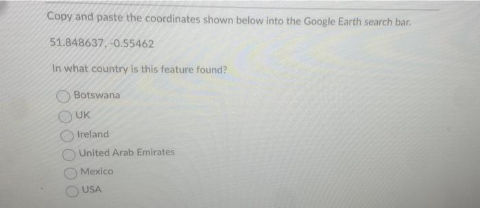 Solved Copy and paste the coordinates shown below into the | Chegg.com
