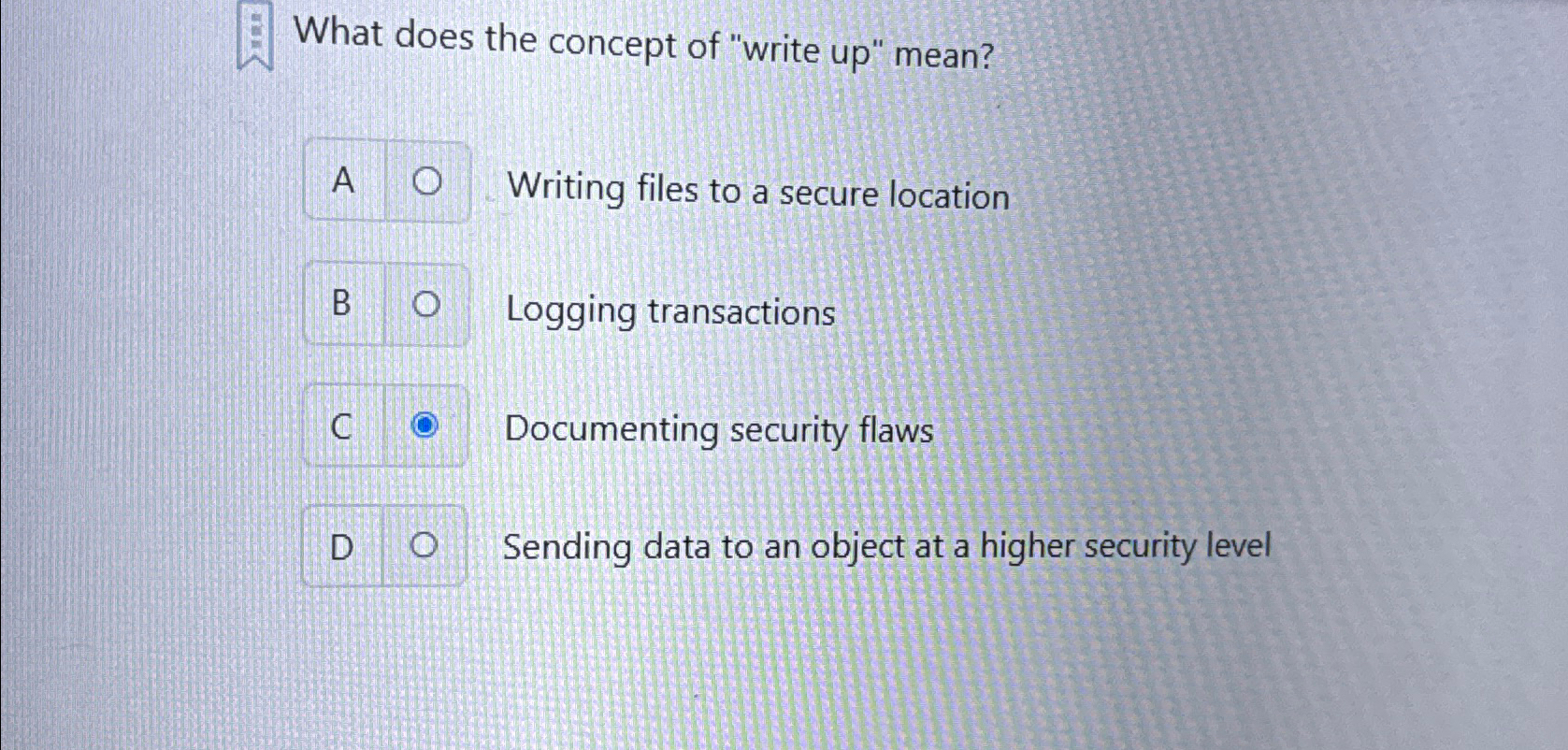 Solved What does the concept of "write up" ﻿mean? ﻿Writing | Chegg.com