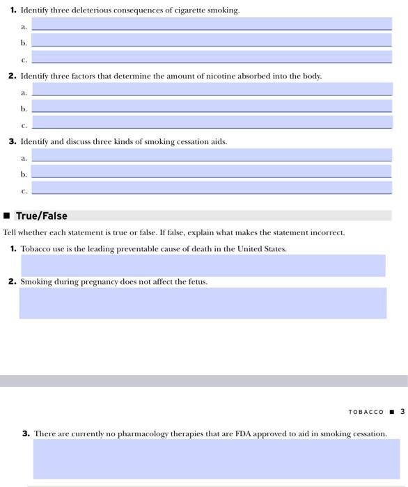 Solved 1. Identify three deleterious consequences of | Chegg.com