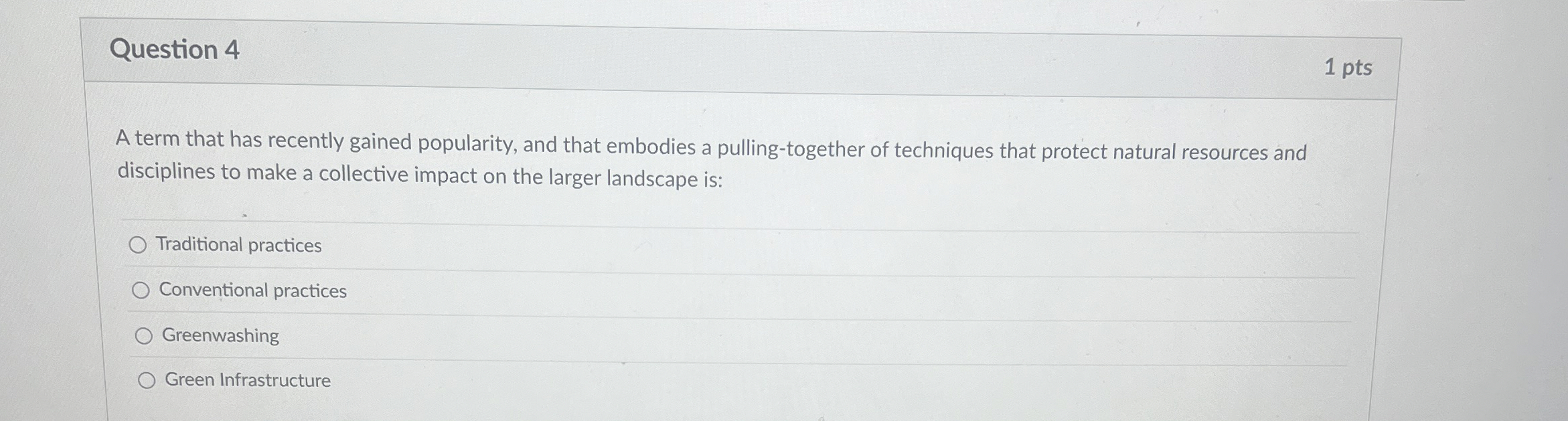 Solved Question 41 ﻿ptsA term that has recently gained | Chegg.com