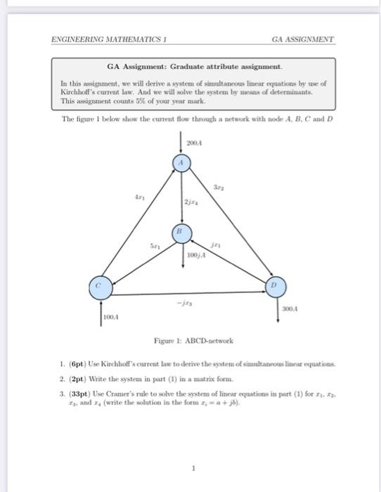 Solved GA Assignment: Graduate attribute assignment. In this | Chegg.com
