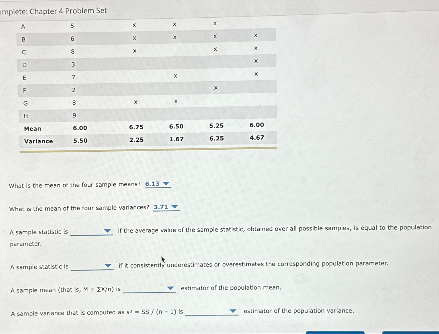 Solved mplete: Chapter 4 Problem | Chegg.com Solved mplete: Chapter 4 Problem | Chegg.com