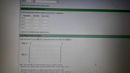 Solved week 12 Eigenvalues vectors and Diagonalization 1: | Chegg.com