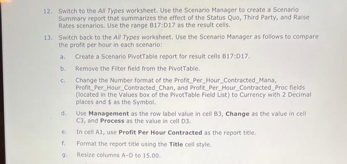 Solved Cairo Consulting - Product Mix12. Switch to the All | Chegg.com